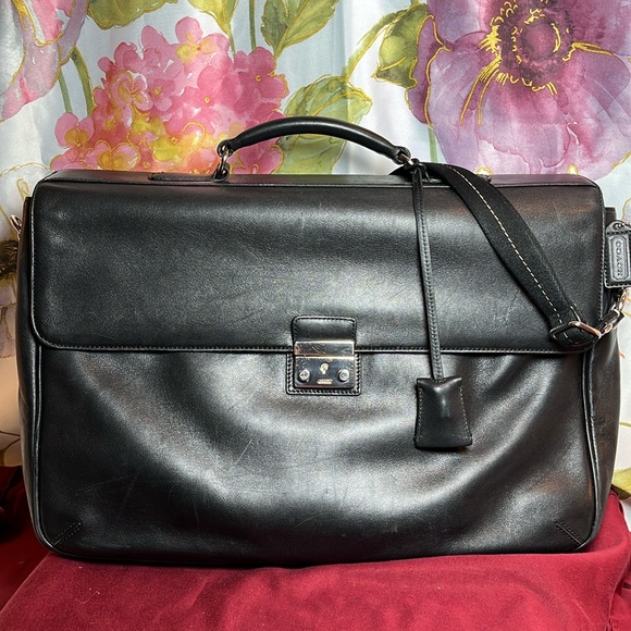 Coach | Bags | Coach Classic Lock Key Briefcase Large | Poshmark